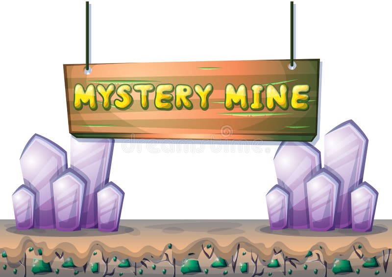 Cartoon Vector Mine Game Object with Separated Layers for Game and ...