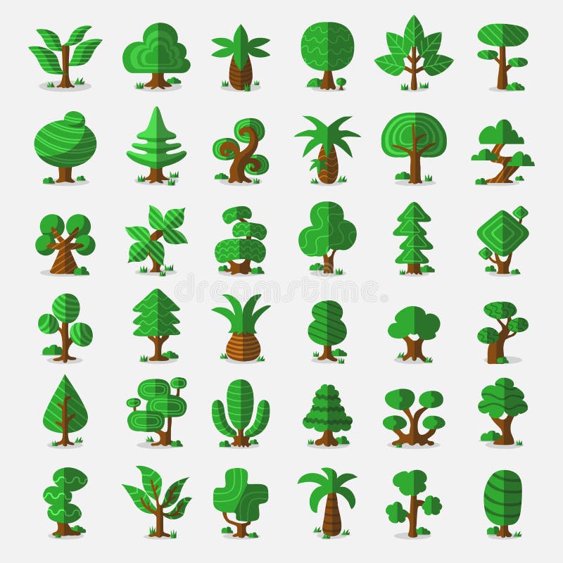 Cartoon Trees Fancy Stock Illustrations – 138 Cartoon Trees Fancy Stock ...