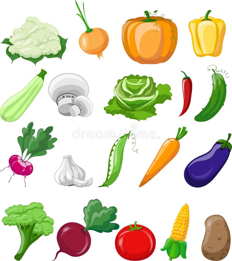 Cartoon Vegetables Stock Illustrations – 120,343 Cartoon Vegetables ...