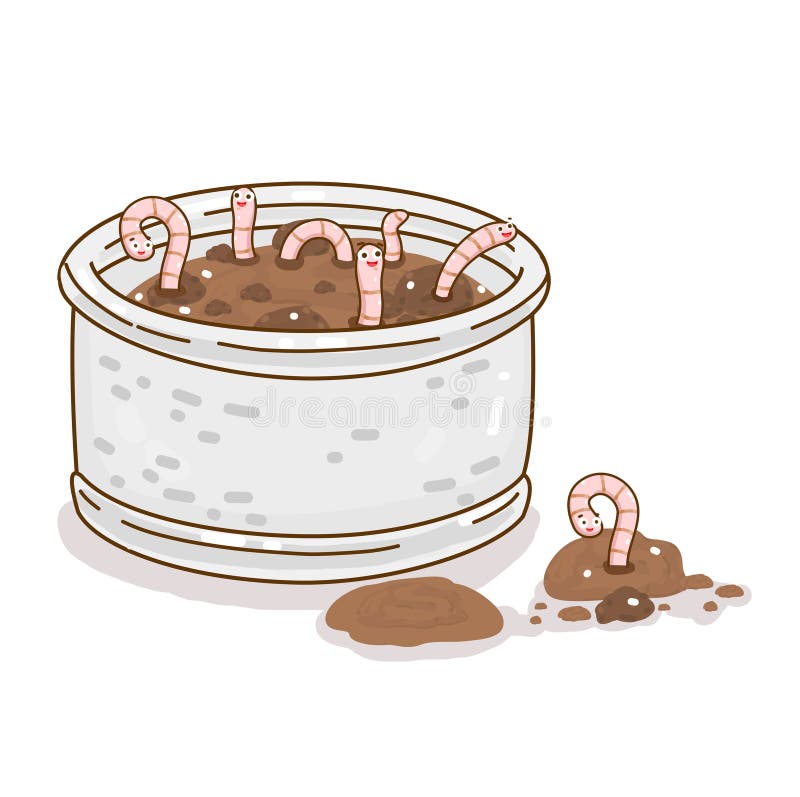 Cartoon Vermicompost Stock Illustrations – 46 Cartoon Vermicompost ...