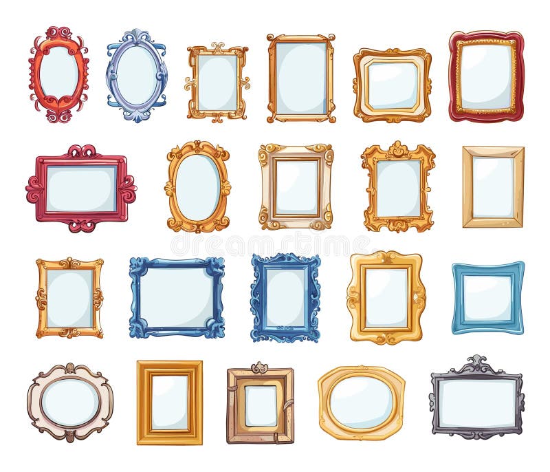 Cartoon Frames Set Stock Illustrations – 12,494 Cartoon Frames Set ...