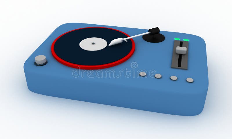 Cartoon Turntable Picture. Image: 19706703