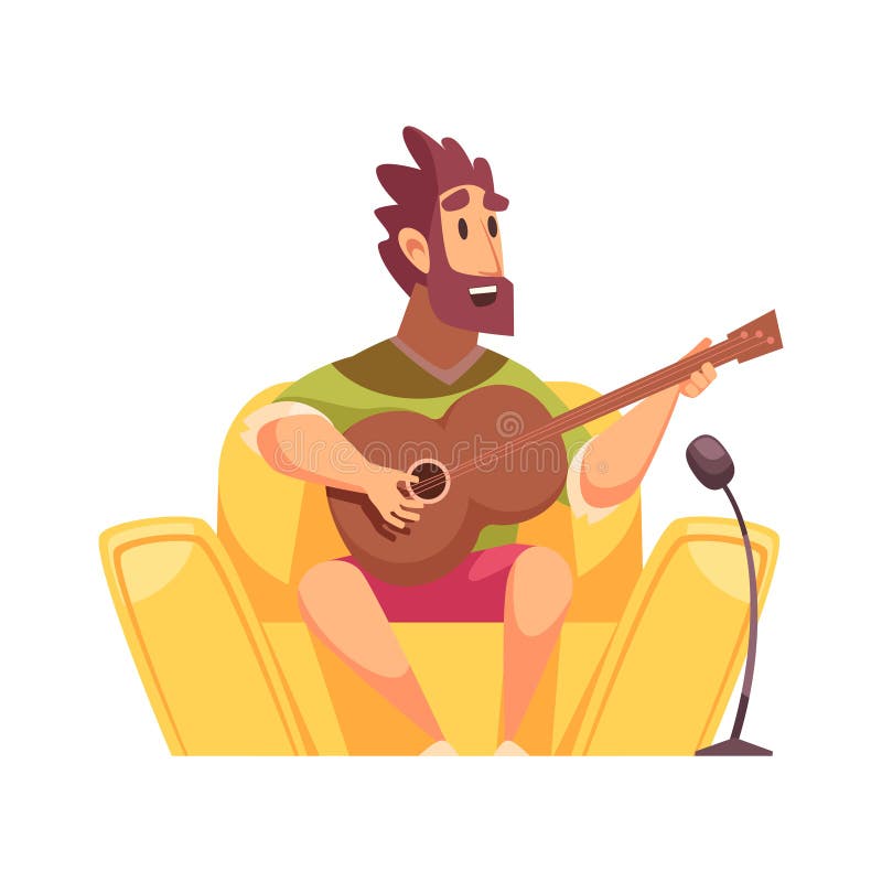 Vlogger Cartoon Illustration Stock Vector - Illustration of education ...