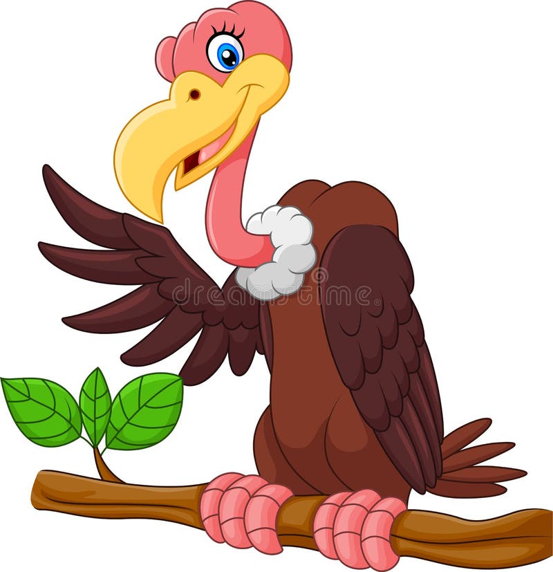 Cartoon vulture stock vector. Illustration of flying - 29321231