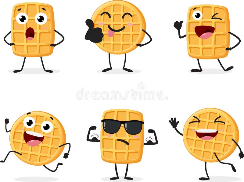 Waffles Cartoon Stock Illustrations – 2,845 Waffles Cartoon Stock ...