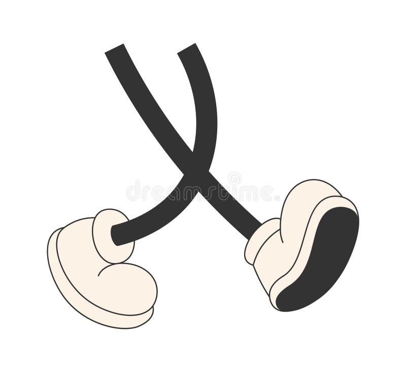 Cartoon Walking Legs stock vector. Illustration of vector - 276000830