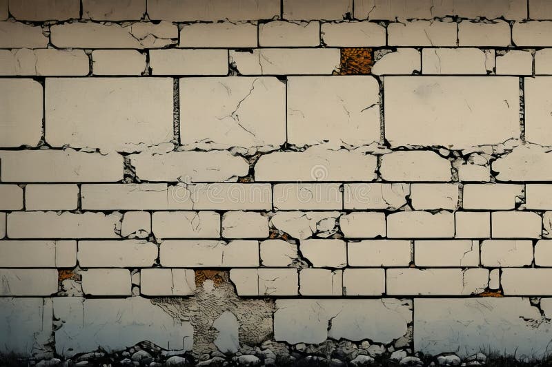 A Cartoon Wall Graphics from Generative Ai Stock Illustration ...