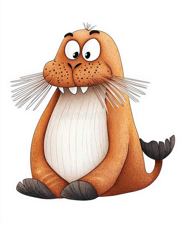 Walrus Cartoon Character Stock Illustrations – 3,342 Walrus Cartoon ...