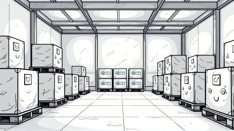 Cartoon Warehouse Stock Illustrations – 19,448 Cartoon Warehouse Stock ...