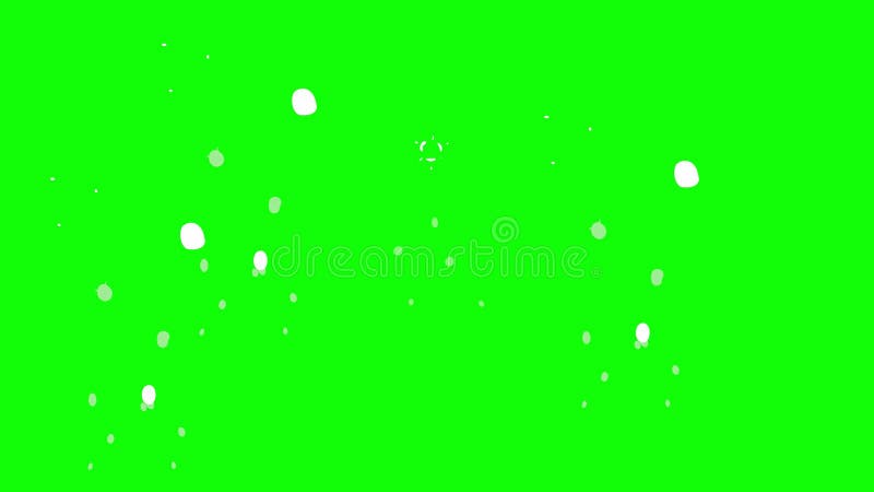Cartoon Water Bubbles Animation on Green Screen. Stock Video - Video of ...