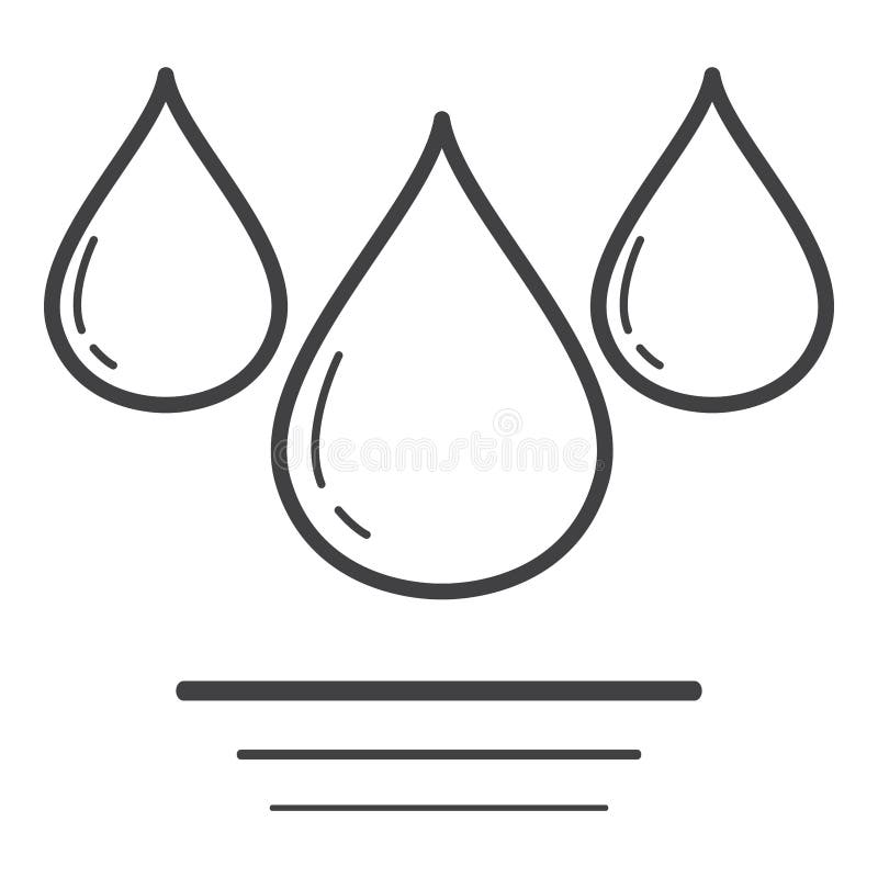Cartoon water stock vector. Illustration of vector, logo - 258301177