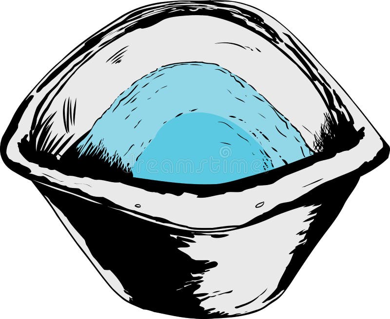 Cartoon of water in tub stock illustration. Illustration of generic ...