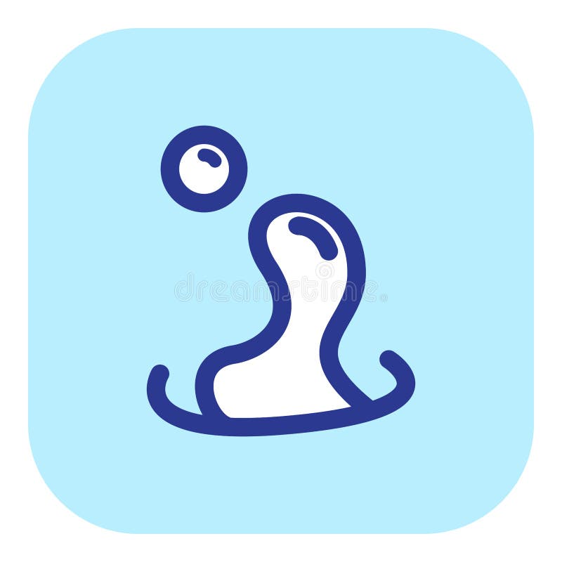 Cartoon-waterwelkomstpictogram Vector Illustratie - Illustration of ...