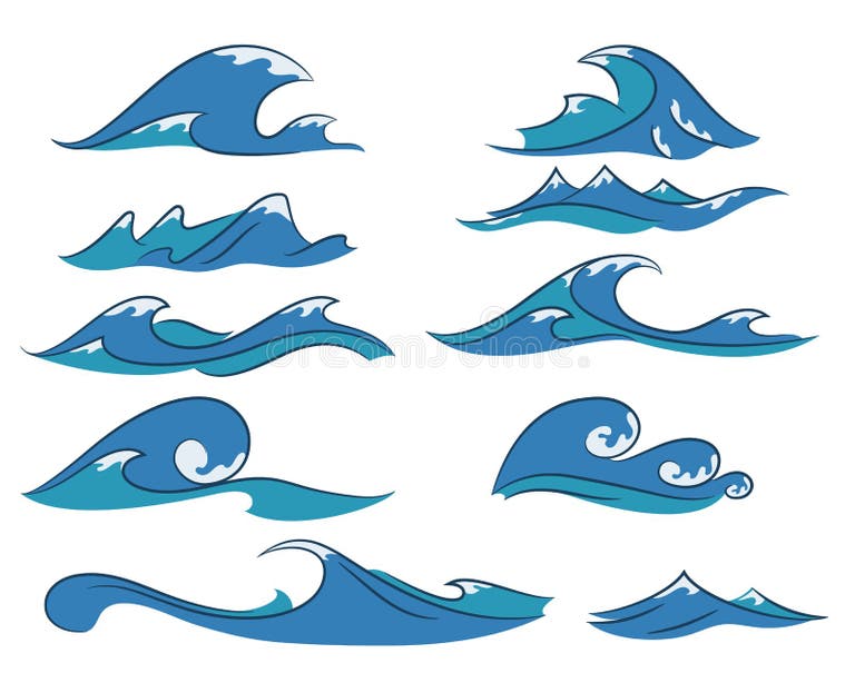 Cartoon Waves Stock Illustrations – 38,130 Cartoon Waves Stock ...