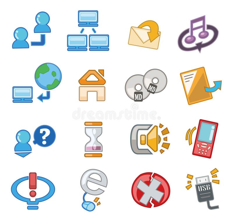 Web icons vectors stock vector. Illustration of characters - 15194440