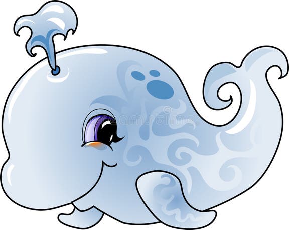 Fat Whale Cartoon Stock Illustrations – 203 Fat Whale Cartoon Stock ...