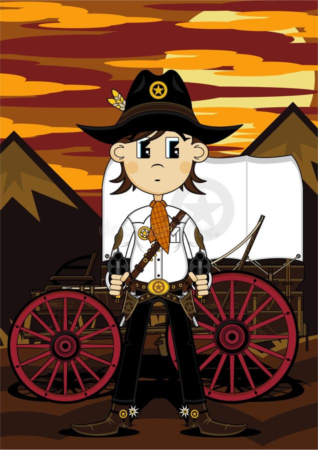 Wild West Outlaw Cartoon Stock Illustrations – 818 Wild West Outlaw ...