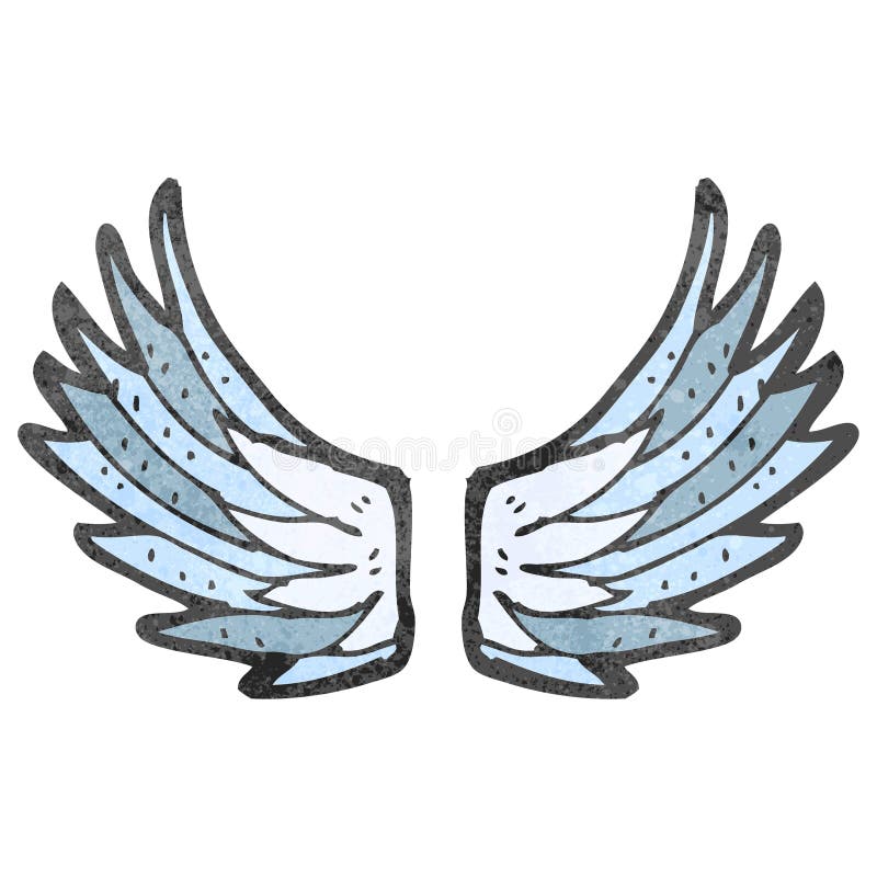Cartoon wings stock vector. Illustration of traditional - 37579910