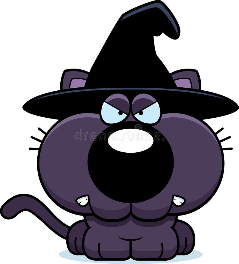 Angry Witch stock vector. Illustration of person, robe - 13044015