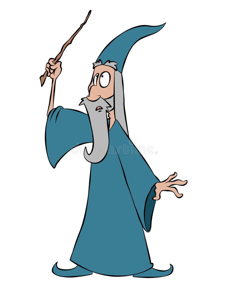 Cartoon Wizard Wand Stock Illustrations – 6,253 Cartoon Wizard Wand ...
