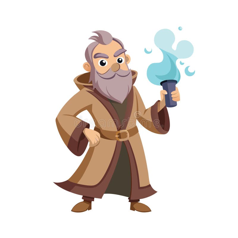 Cartoon Wizard Casting Spell Stock Illustrations – 953 Cartoon Wizard ...