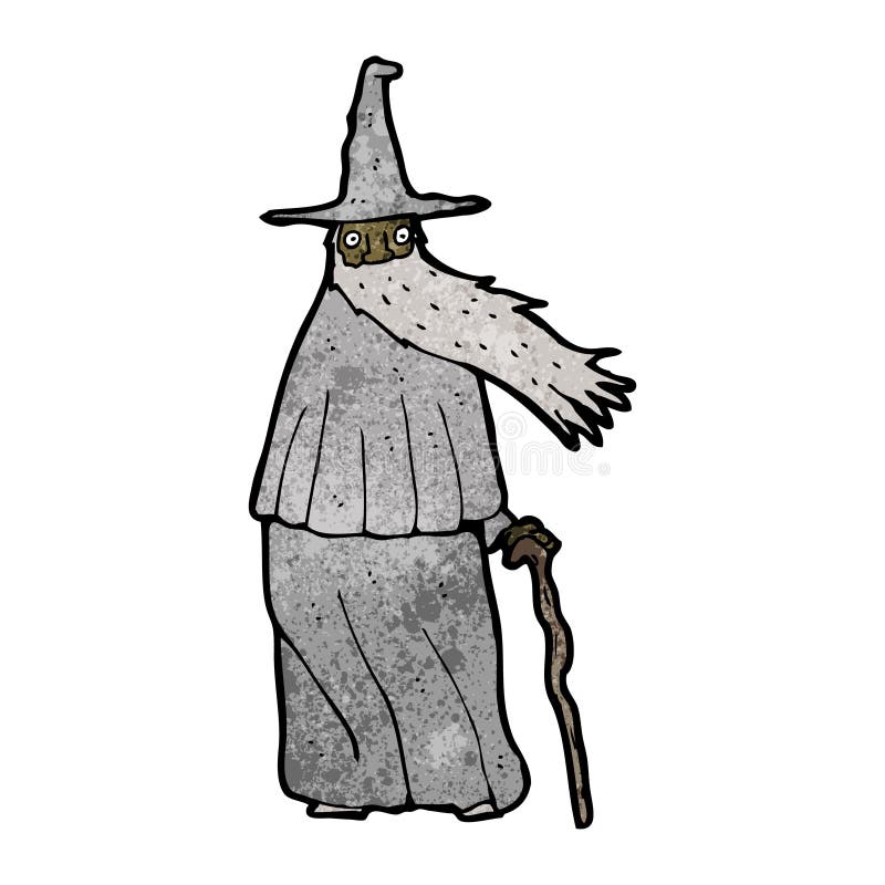 Cartoon wizard stock vector. Illustration of grunge, wizard - 38089385