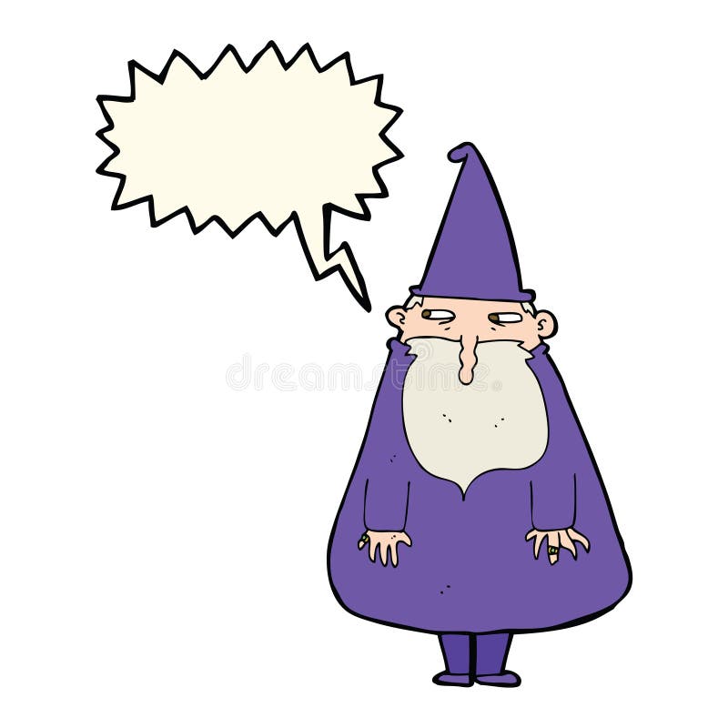 Cartoon Wizard Talking Stock Illustrations – 182 Cartoon Wizard Talking ...