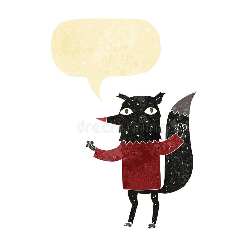 Cartoon Wolf Talking Stock Illustrations – 843 Cartoon Wolf Talking ...