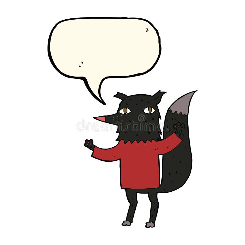 Cartoon Wolf Talking Stock Illustrations – 843 Cartoon Wolf Talking ...