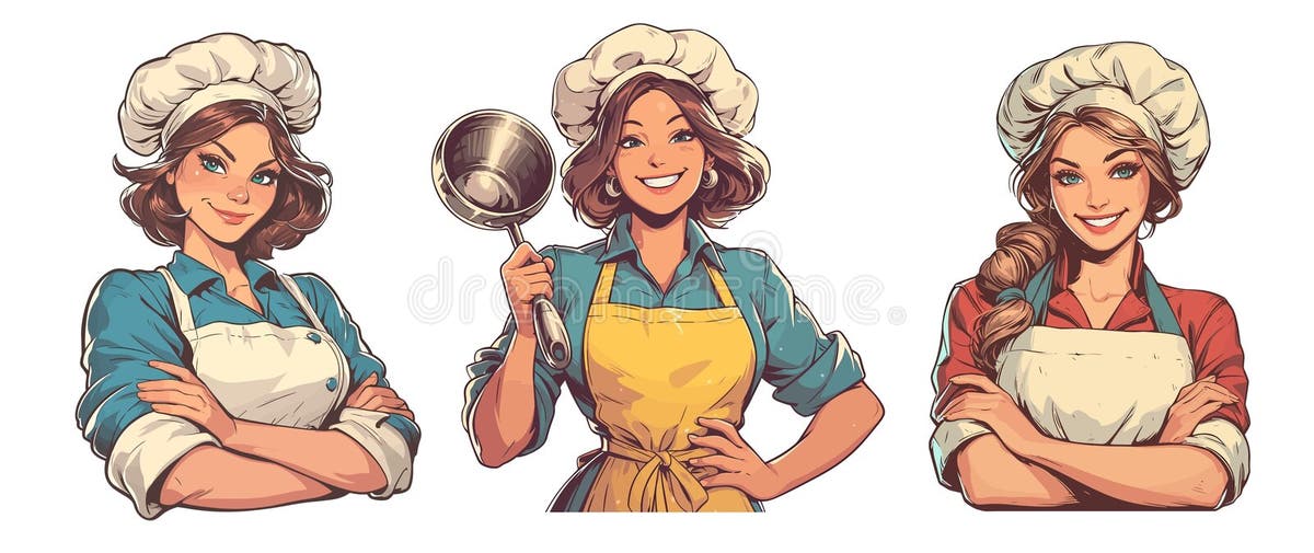 Woman Chef Stock Illustrations 20 235 Woman Chef Stock Illustrations