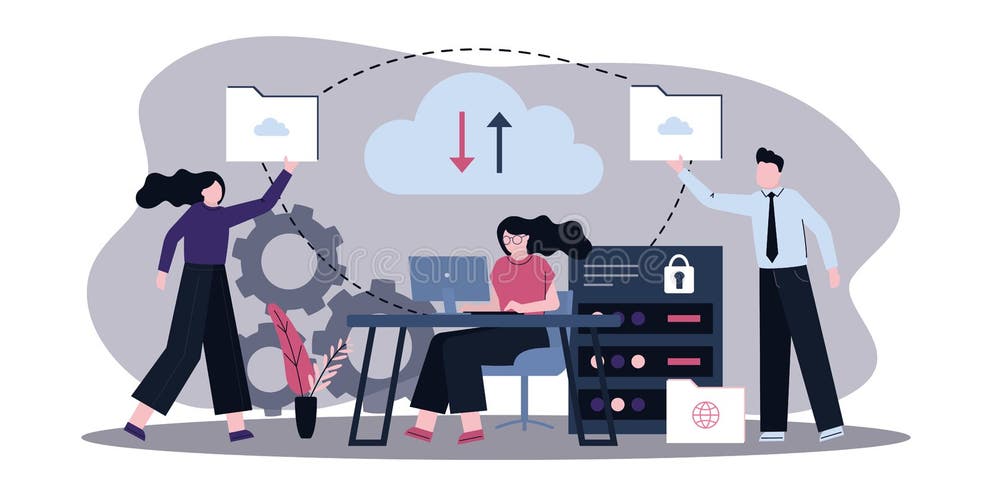 Transfers Files Stock Illustrations – 133 Transfers Files Stock ...