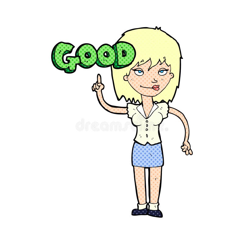 Cartoon Boy Doing Crazy Dance with Speech Bubble Stock Illustration ...