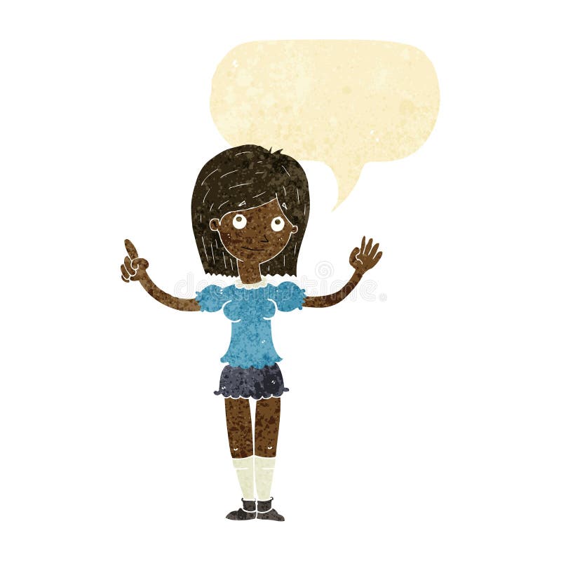 Cartoon Woman Explaining Idea Stock Illustrations – 355 Cartoon Woman ...