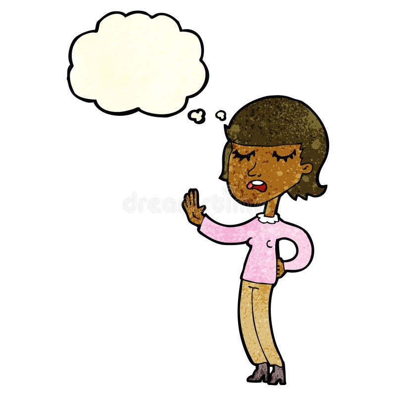 Cartoon Woman Ignoring Stock Illustrations – 371 Cartoon Woman Ignoring ...