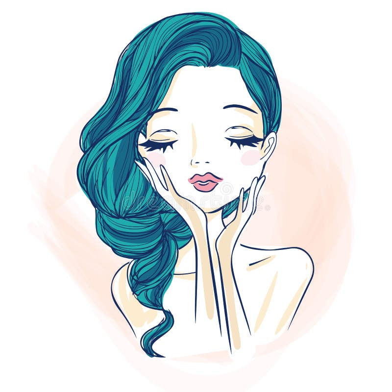 Woman Make Over with Beauty Surgery Stock Vector - Illustration of ...