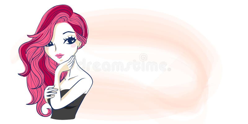 Woman With Make Up Stock Vector Illustration Of Body 87562581