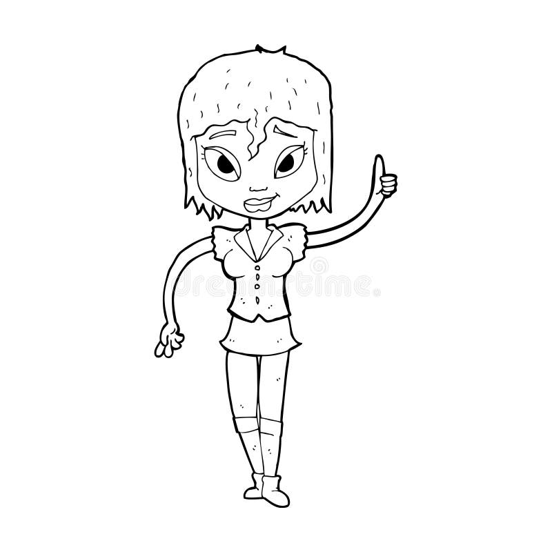 Woman Making Point Stock Illustrations – 230 Woman Making Point Stock ...