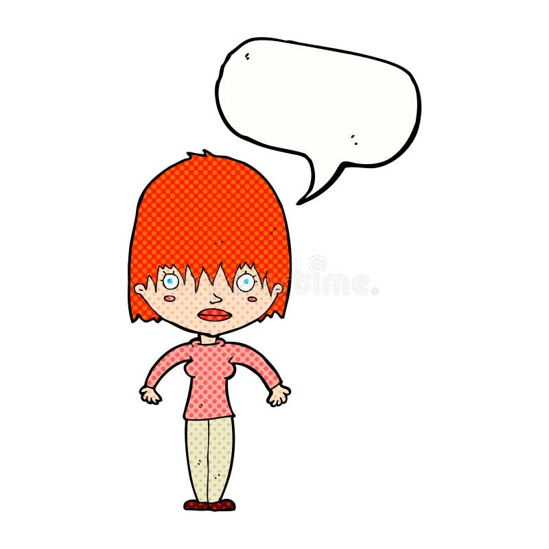 Cartoon Staring Woman Speech Bubble Stock Illustrations 231 Cartoon