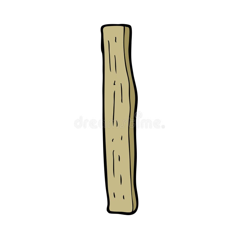 Cartoon wood post stock vector. Illustration of cute - 37035843