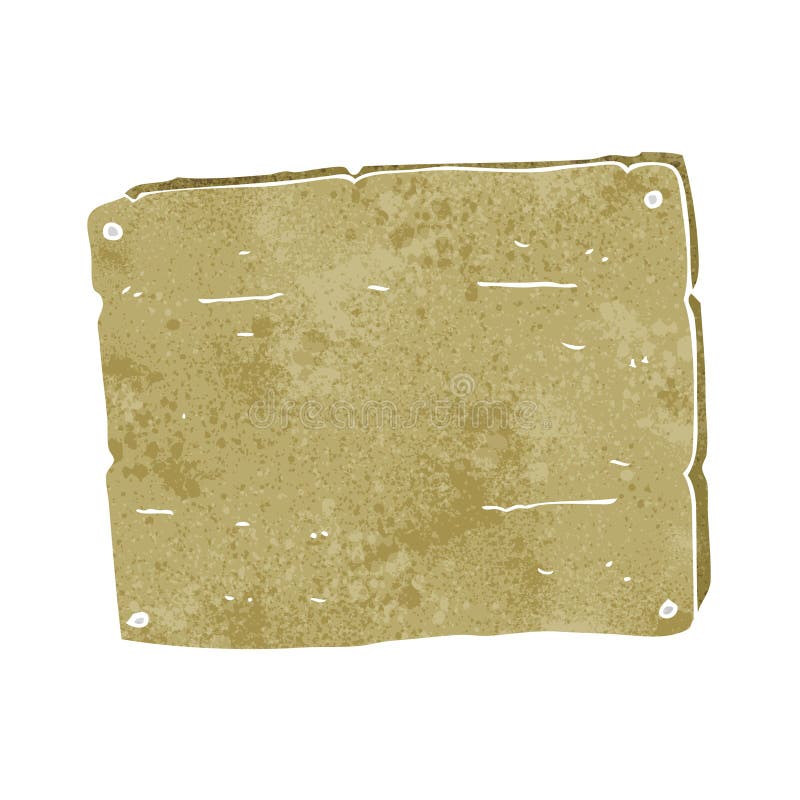 Cartoon wooden board stock illustration. Illustration of wooden - 38135421