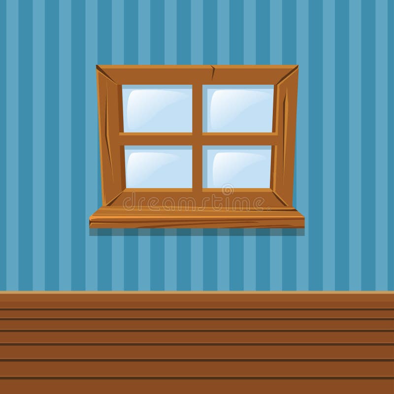Wood Window Frame Clip Art Stock Illustrations – 148 Wood Window Frame ...