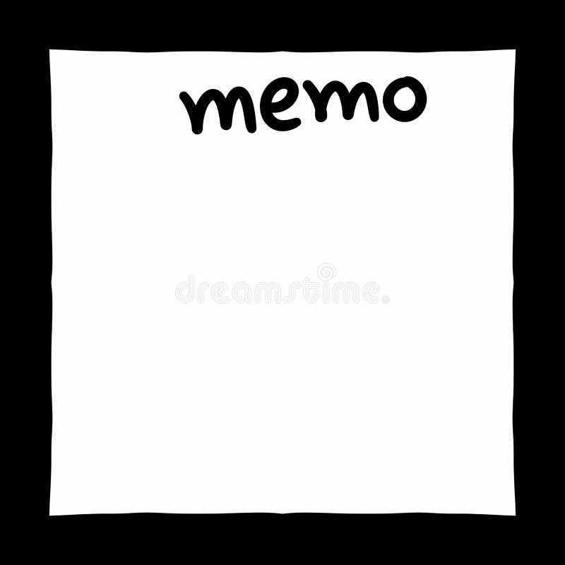 Cartoon Cat Memo Illustration Stock Vector - Illustration of isolated ...