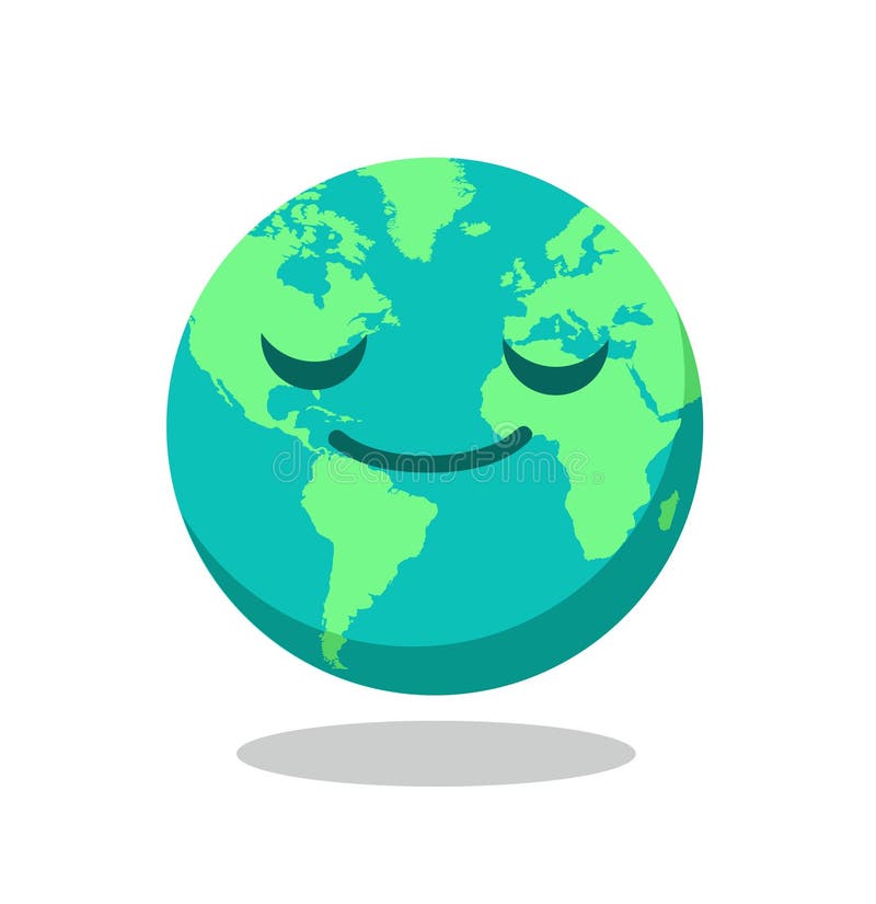 Cartoon world globe vector stock vector. Illustration of east - 272504622