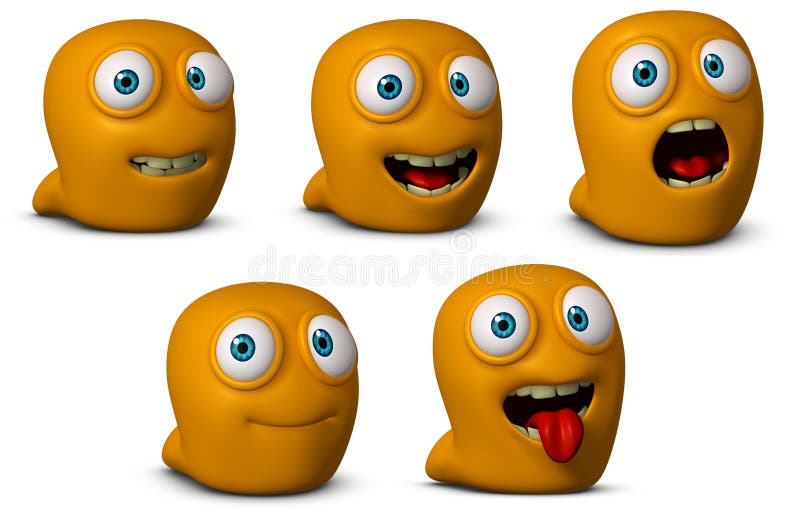 Cartoon alien stock illustration. Illustration of caricature - 35475846