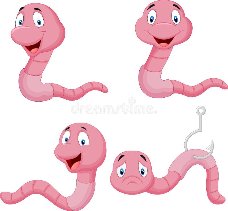 Long worm stock vector. Illustration of painting, clipart - 19160226