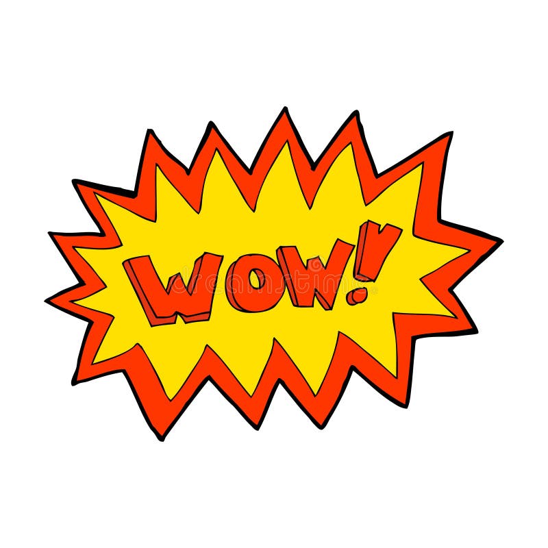 Cartoon wow explosion stock vector. Illustration of traditional - 37019001