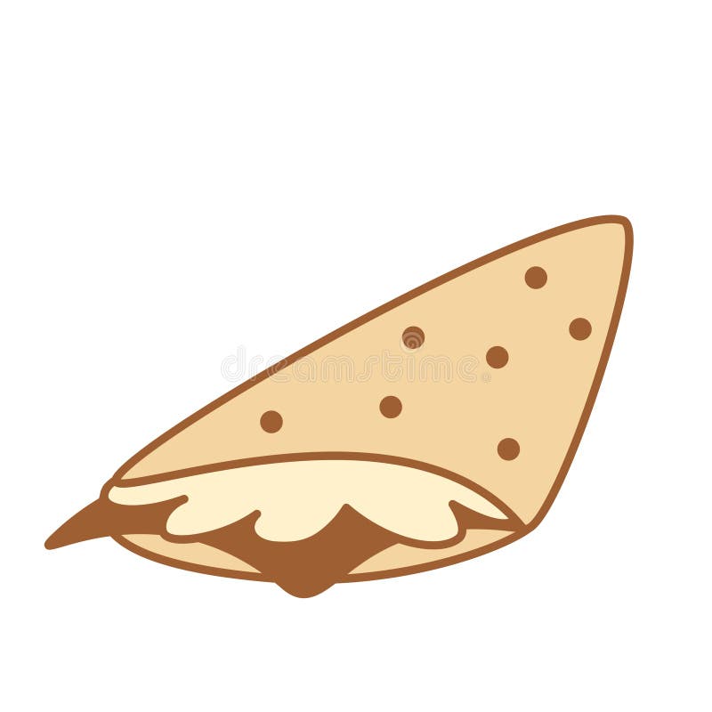 Cartoon Wrap Icon Emoji Illustration Isolated Stock Illustration ...