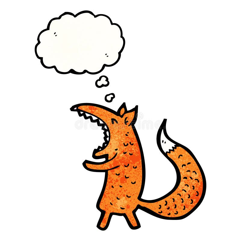 Cartoon yawning fox stock vector. Illustration of cheerful - 38028681