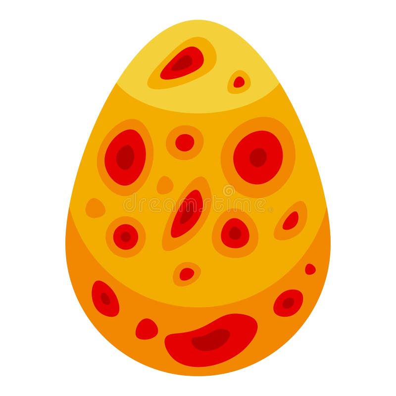 Yellow Alien Egg with Red Spots from Outer Space Stock Illustration ...