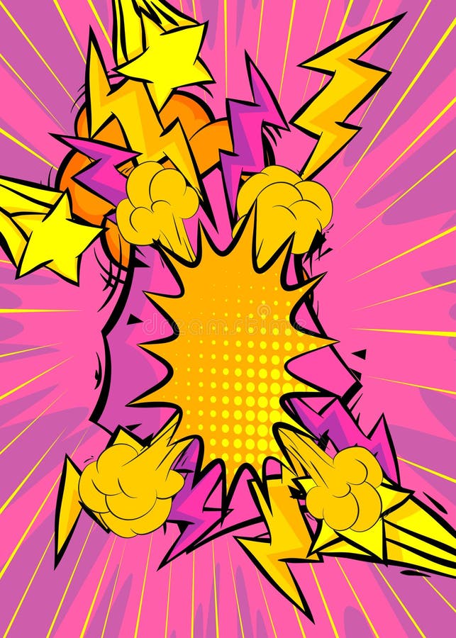 Pink Comic Book Backdrop Stock Illustrations – 935 Pink Comic Book ...